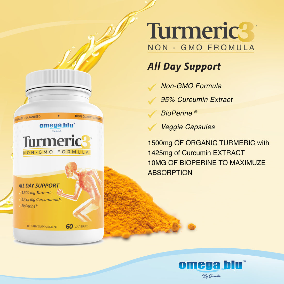 Turmeric3 – 1500mg Extra Strength
